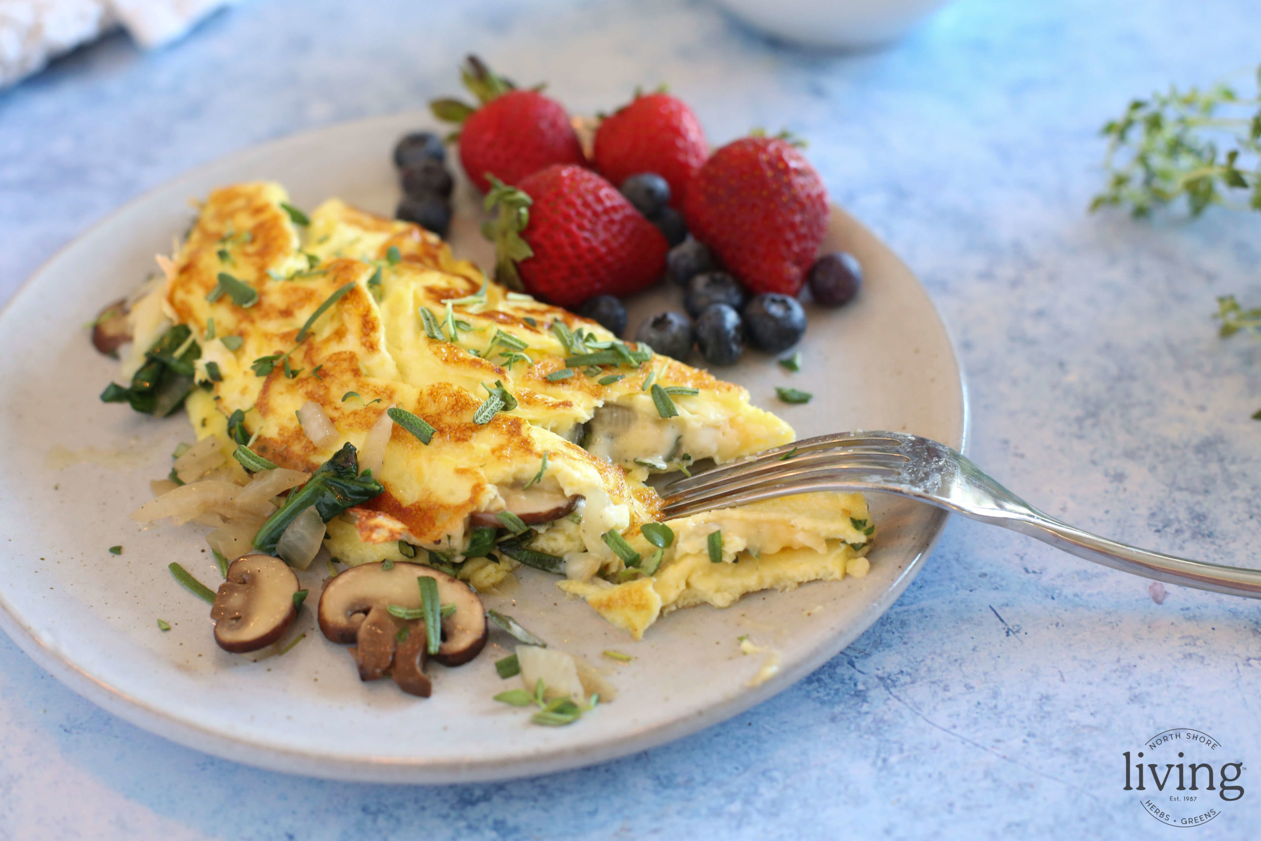 Herb & Mushroom Omelet - North Shore Living®
